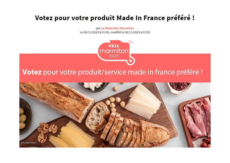 Concours Marmiton : votez pour Le Porc Français ! | La Coopération Agricole