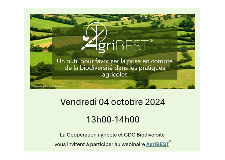 Webinaire de présentation de l'outil AgriBEST : Réservez la date ...
